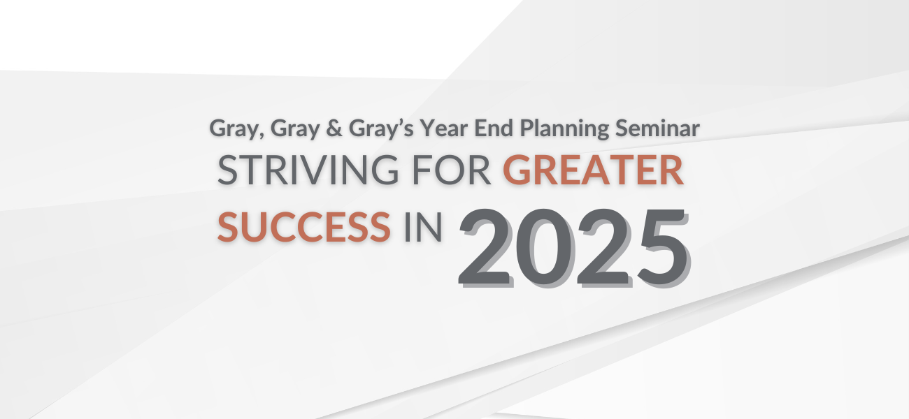 Year End Planning Seminar 2024